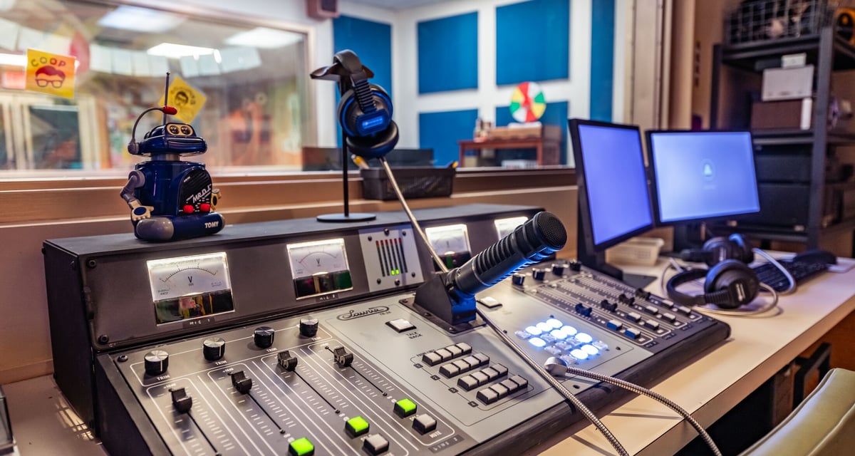 Creative Team | Mixing Board at Radio Tave